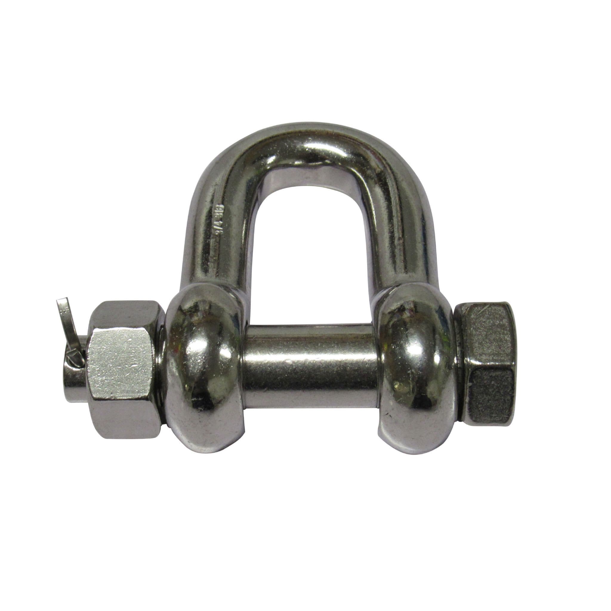 Lifting Dee Shackle with Safety Pin | SecureFix Direct
