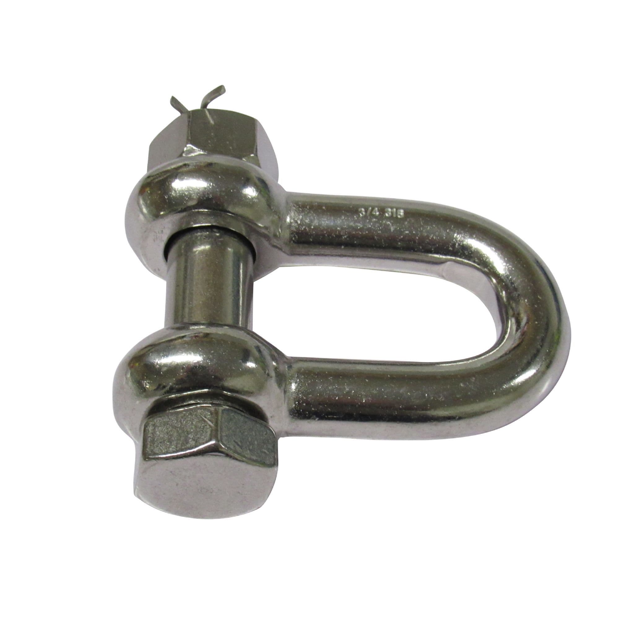 Lifting Dee Shackle with Safety Pin | SecureFix Direct