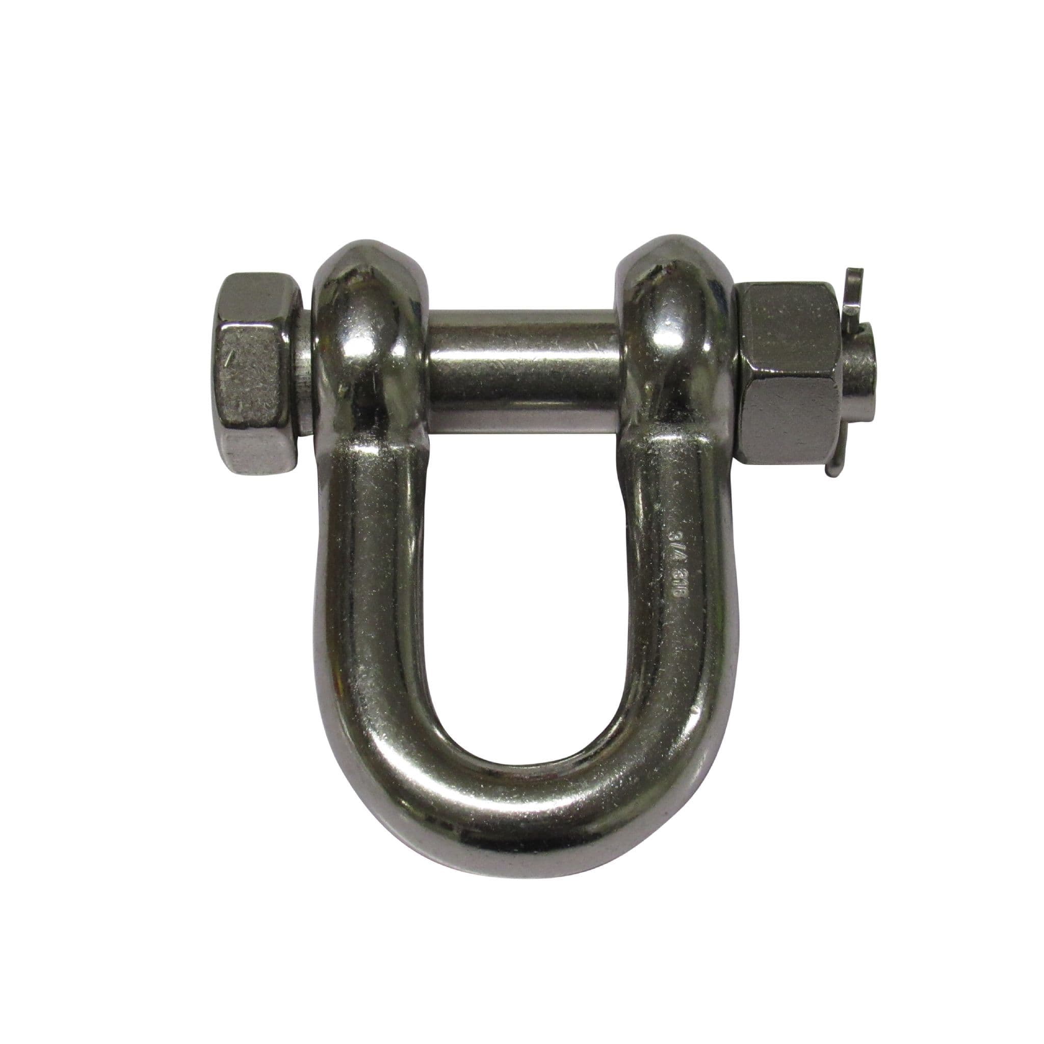 Lifting Dee Shackle with Safety Pin | SecureFix Direct