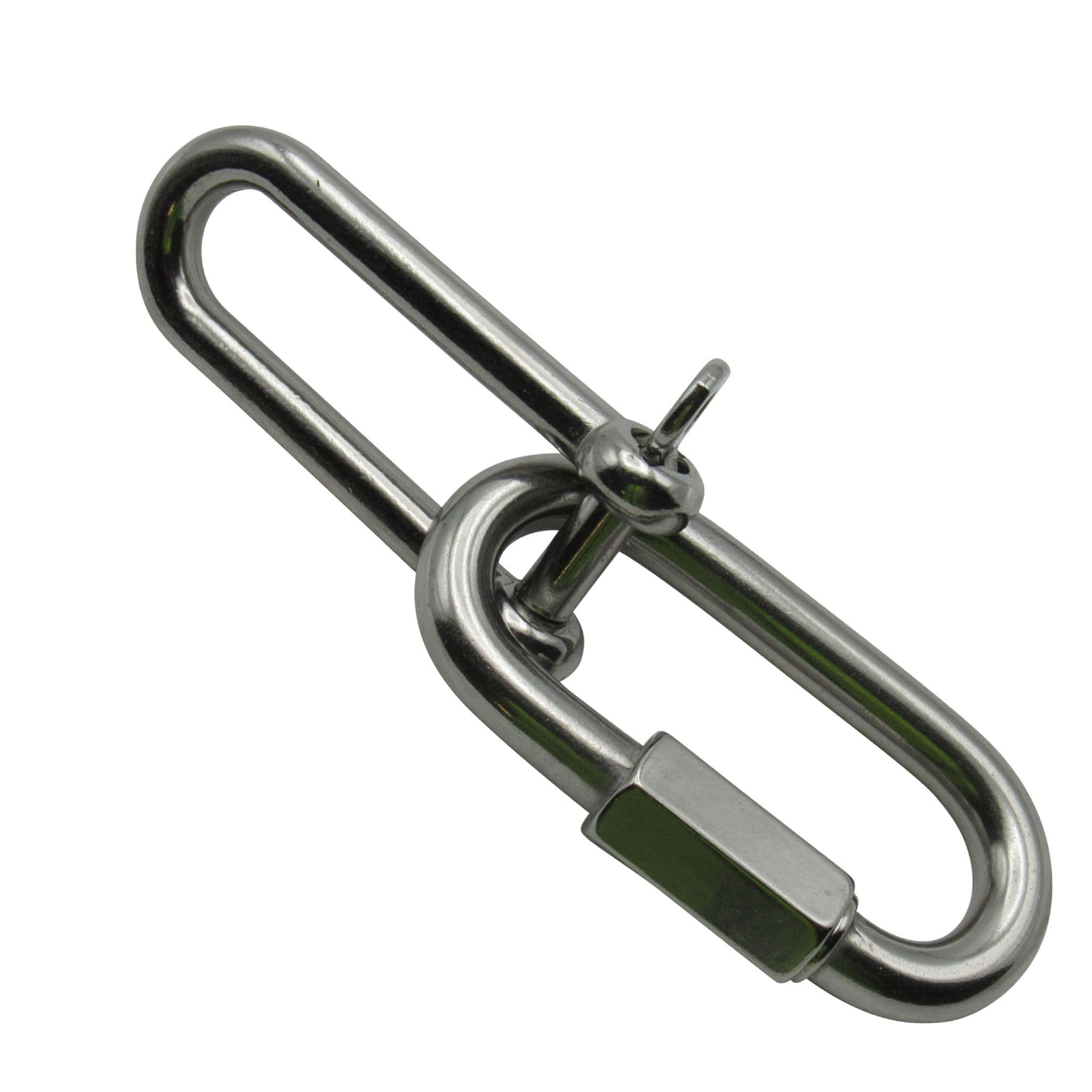 Long D Shackle 4 - 12MM Stainless Steel | SecureFix Direct
