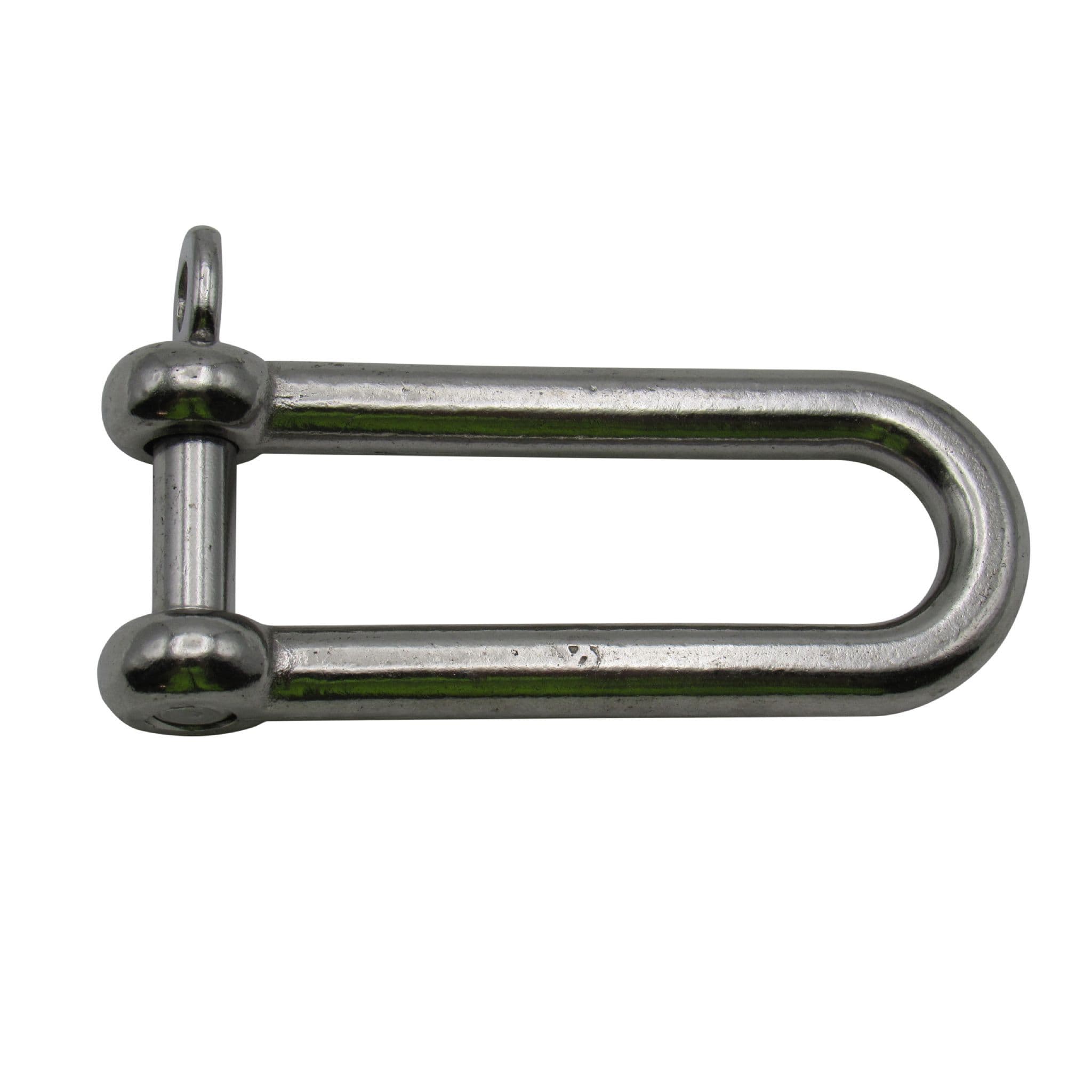 Long D Shackle 4 - 12MM Stainless Steel | SecureFix Direct