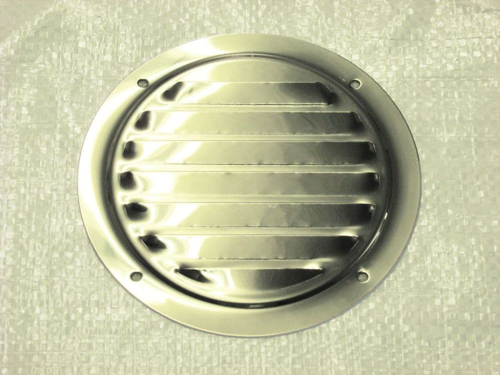 Stainless Steel Air Vent Grille 126MM | SecureFix Direct