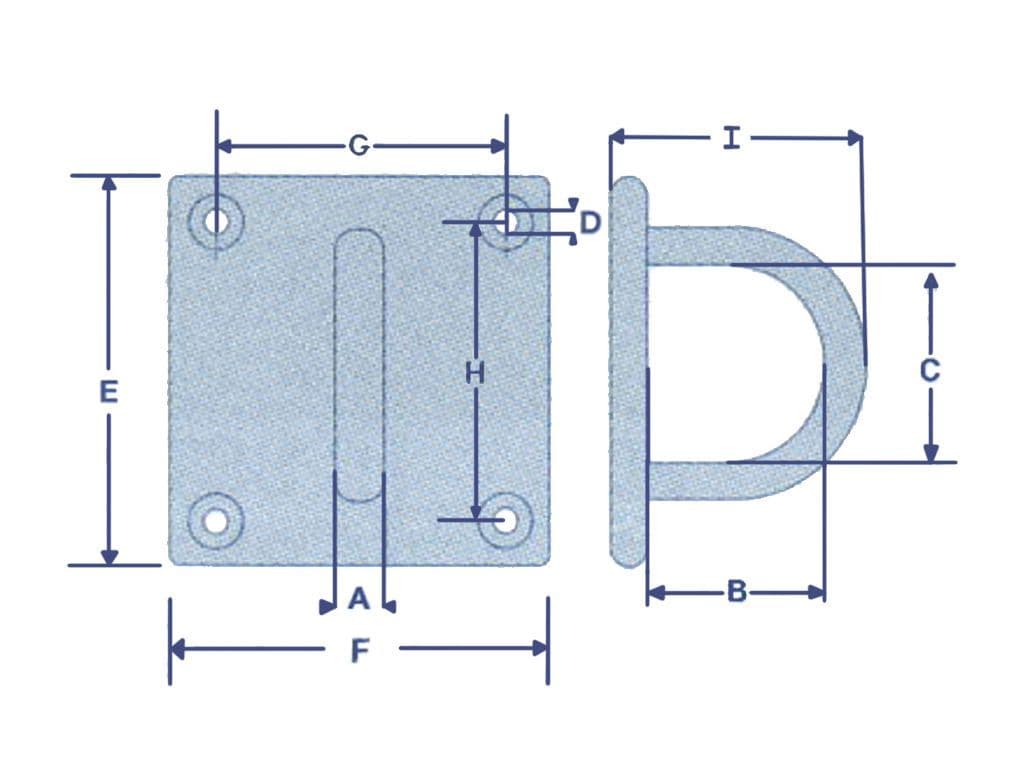 Marine Eye Plate Stainless Steel 5MM | SecureFix Direct