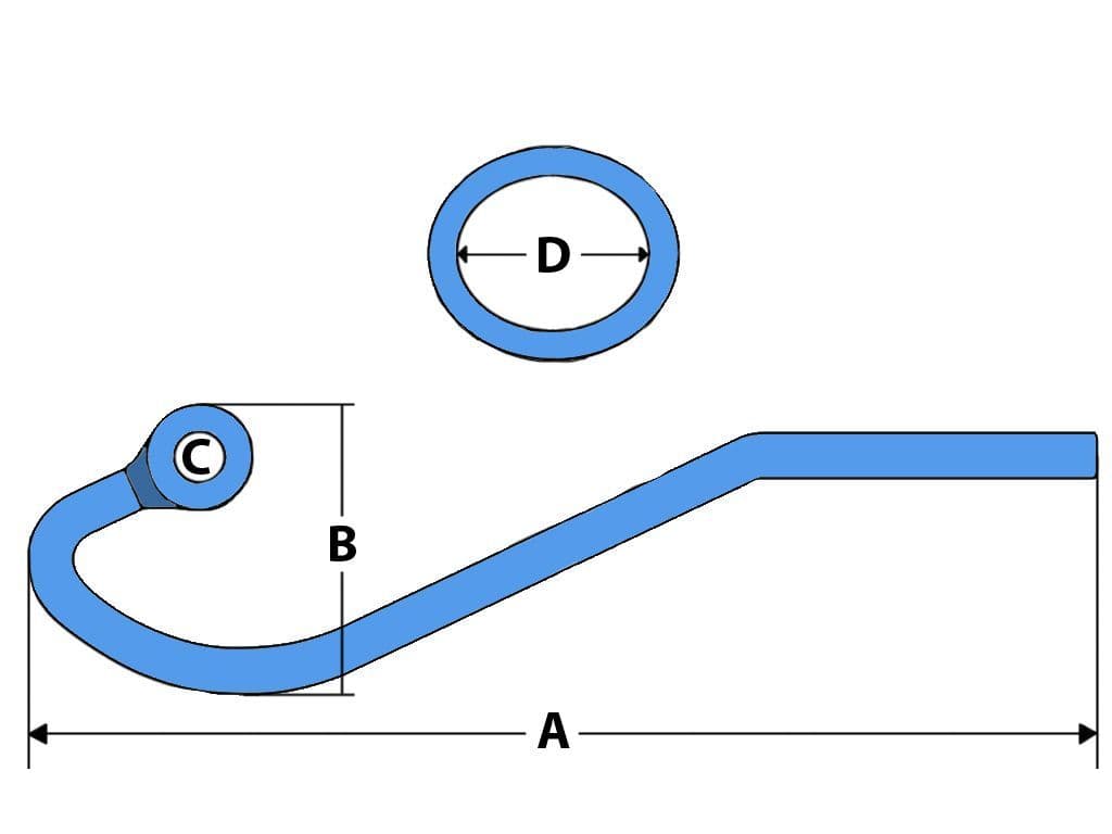 6MM x 140MM SS Pelican Hook Ring | SecureFix Direct