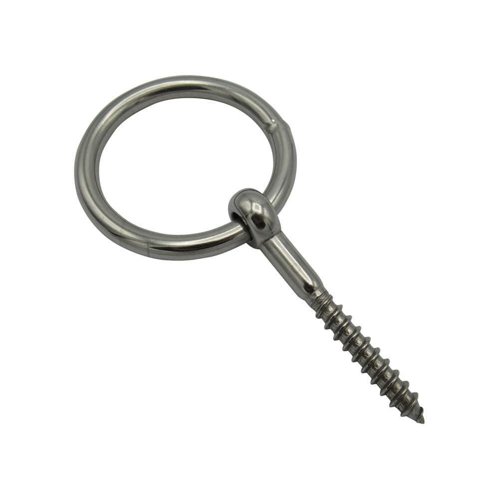 Stainless Lag Threaded Ring Bolt 4MM | SecureFix Direct