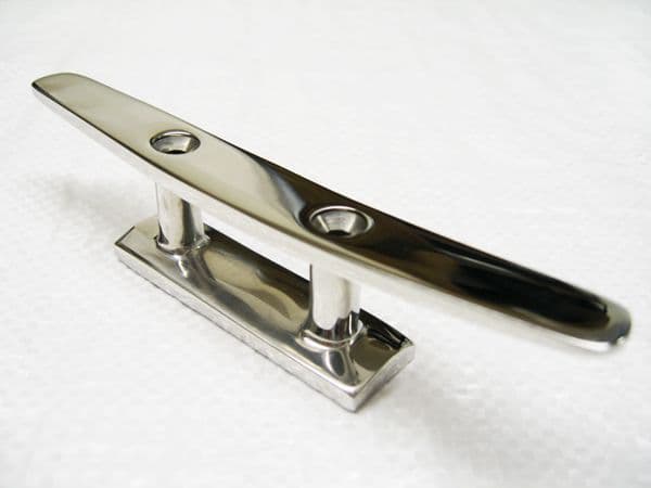 10" 2 Hole Stainless Steel Rope Cleat | SecureFix Direct