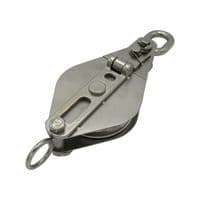Snatch Block 100MM Stainless Steel | SecureFix Direct