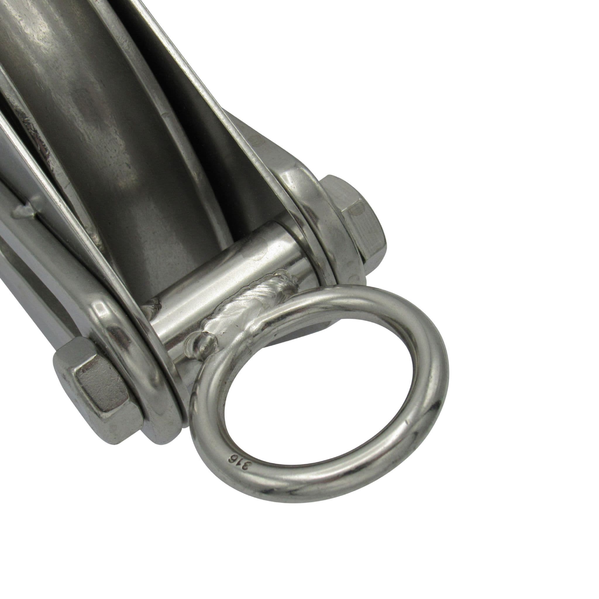 Snatch Block 125MM Stainless Steel | SecureFix Direct