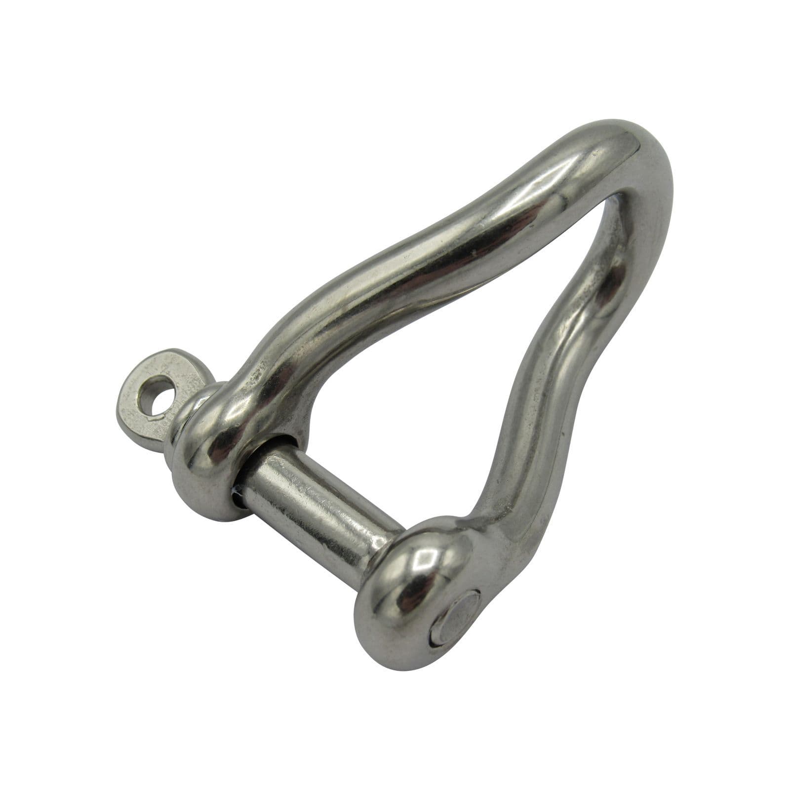 10MM Stainless Twisted D Shackle | SecureFix Direct