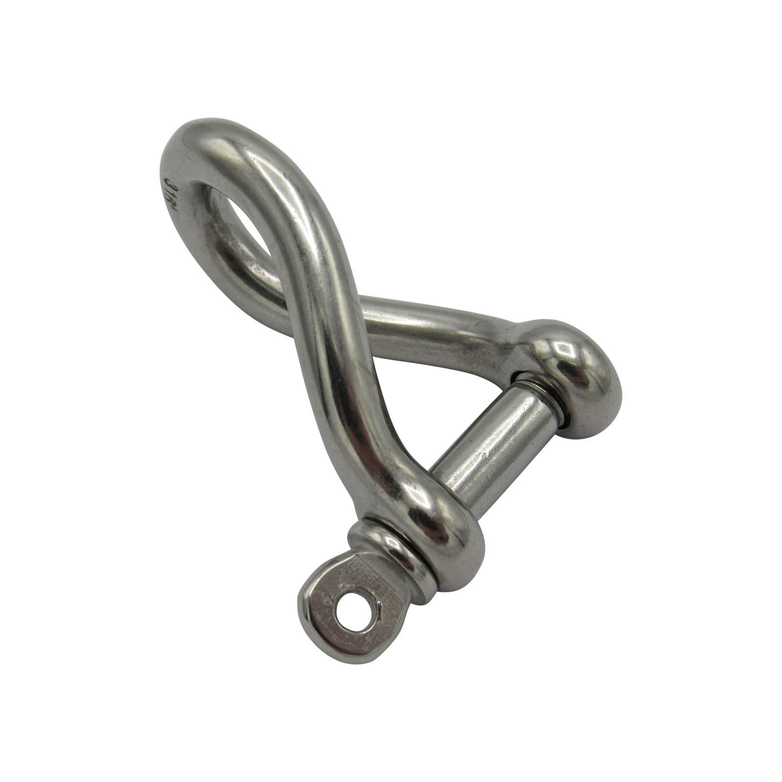 12MM Stainless Twisted D Shackle | SecureFix Direct