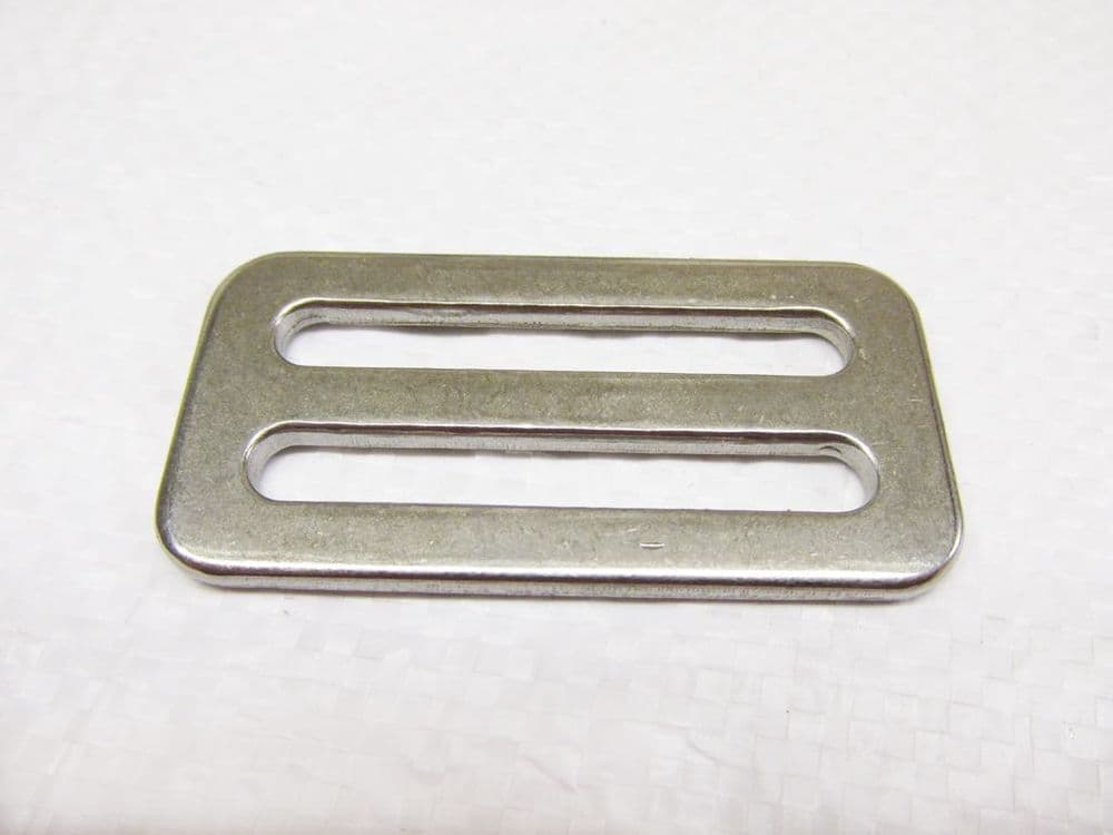 Stainless Rectangular 3 Bar Buckle 50MM | SecureFix Direct