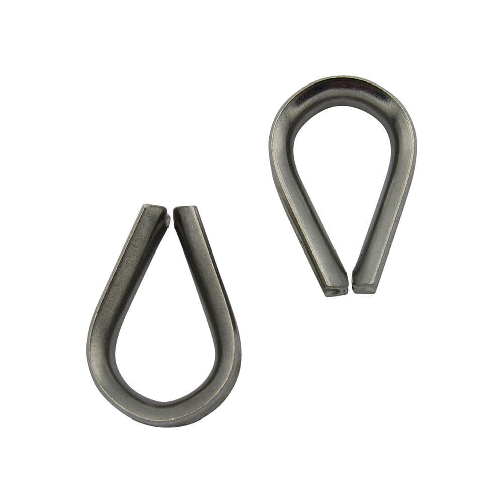 x2 Wire Rope Thimbles Stainless 20MM | SecureFix Direct