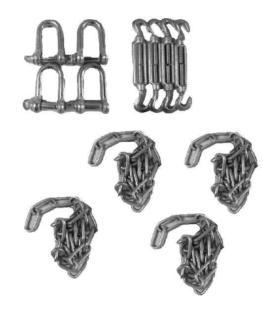 Caravan Siting Chain Down Kit | SecureFix Direct