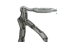 Heavy Duty Angle Spike Chain Down Kit | SecureFix Direct