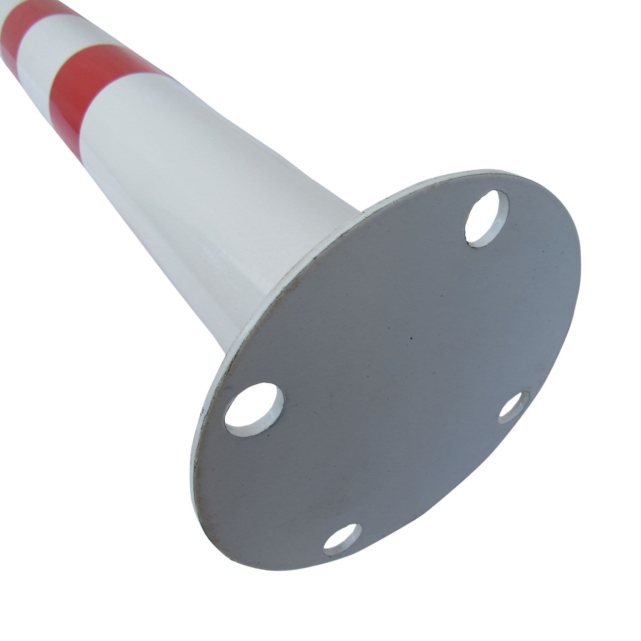 White Barrier Heavy duty Bollard | SecureFix Direct