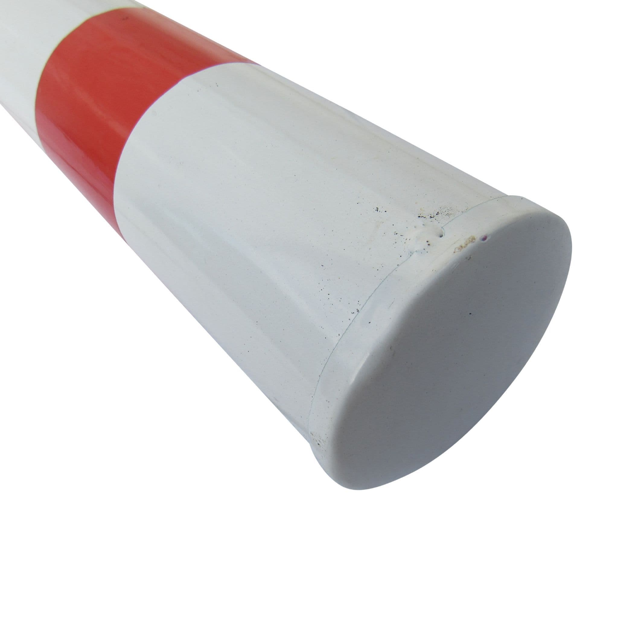 White Barrier Heavy duty Bollard | SecureFix Direct