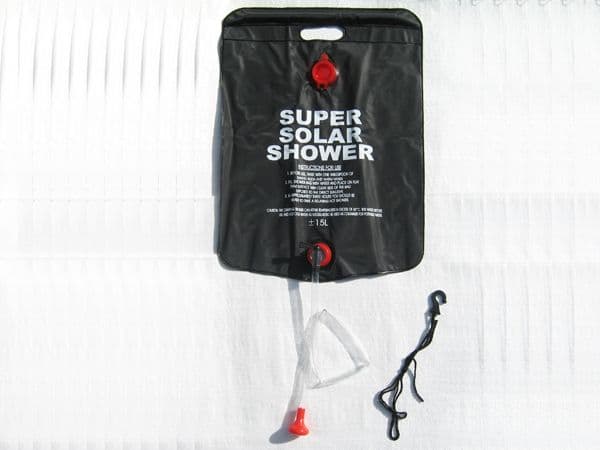 Super Solar Shower 20L Portable Camping Outdoor Heated Sun 5 Gallon