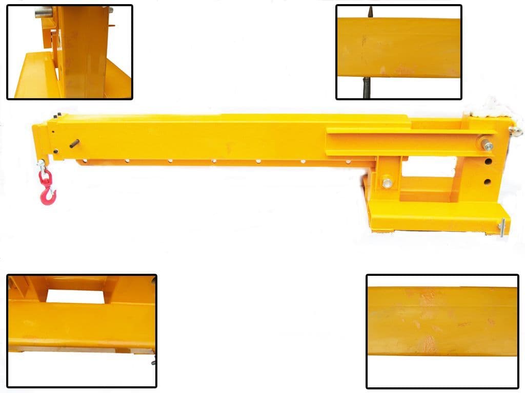 Telescopic Fork Mounted Jib - 3000KG Extending 3 Ton Lifting Tested