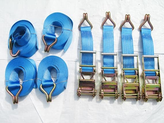 Ratchet Strap 75MM 10T 12M X4 | SecureFix Direct