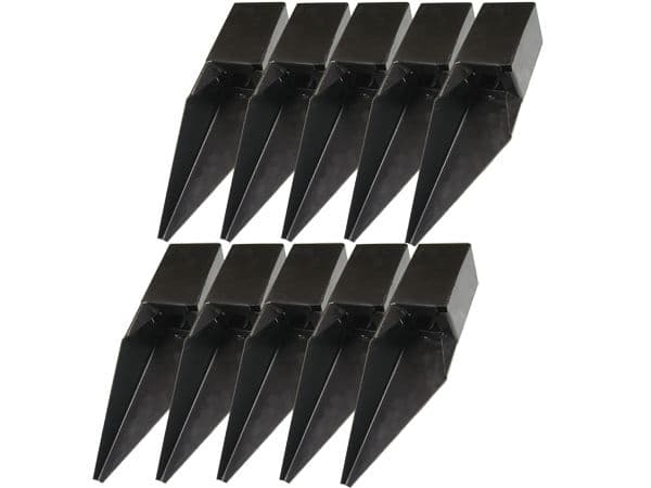 Timber Fence Post Repair Spur 3" X10 Wedge Grip Metal Support 75MM
