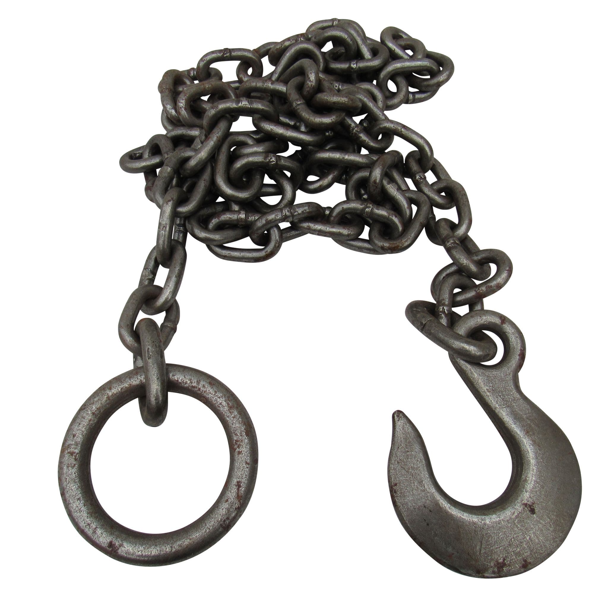 Tow Chain With Hook And Ring 11MM X 12FT Heavy Duty Truck Agricultural ...