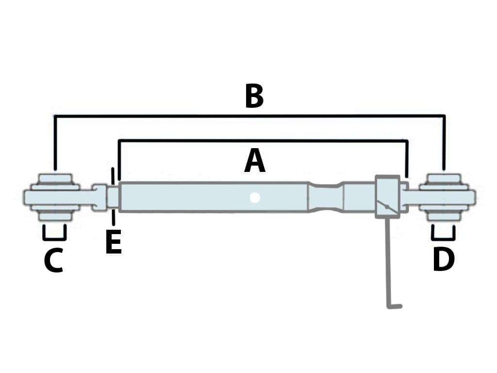 Tractor Top Link Cat 2-2 410MM | SecureFix Direct