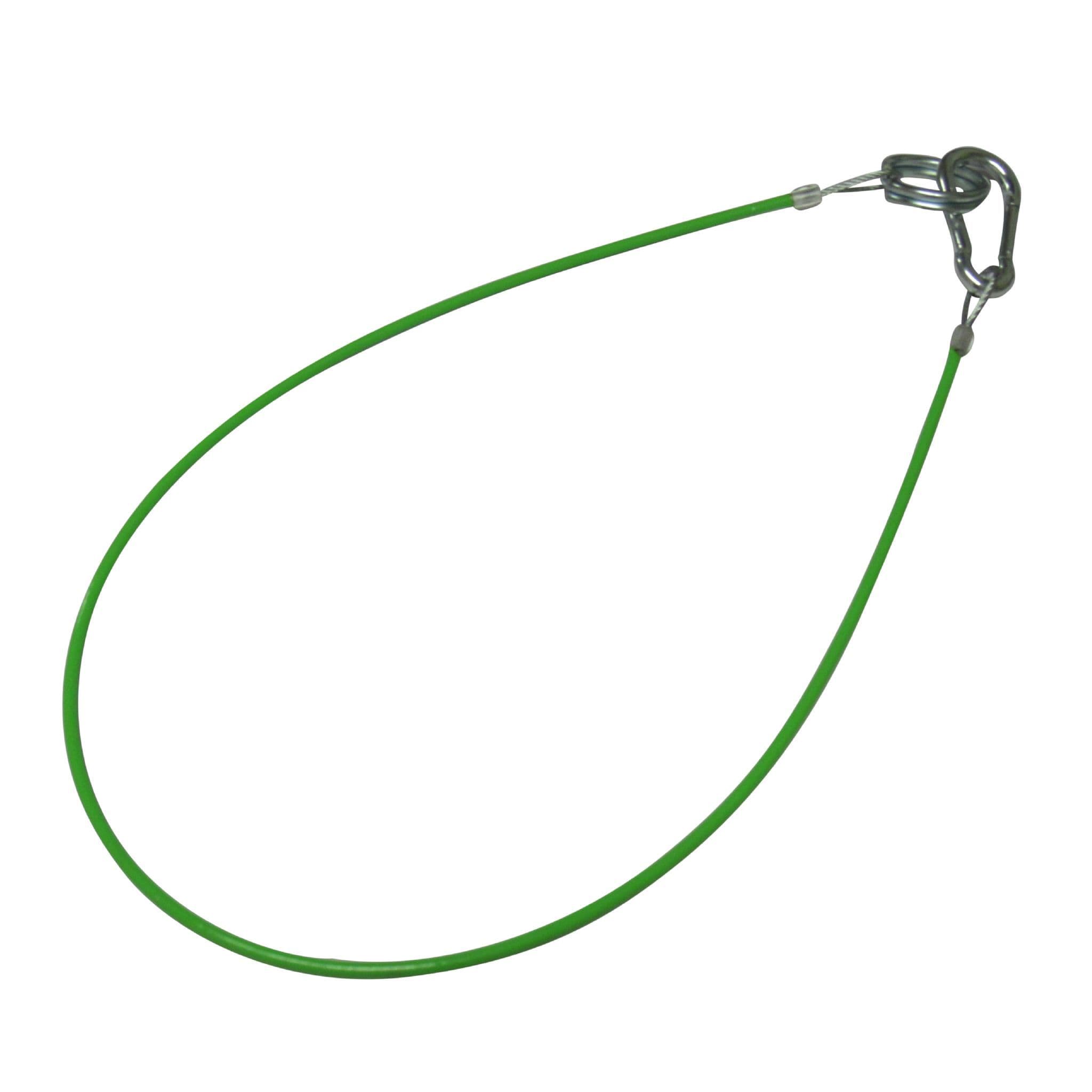Green Hook and Ring Break Away Cable | SecureFix Direct
