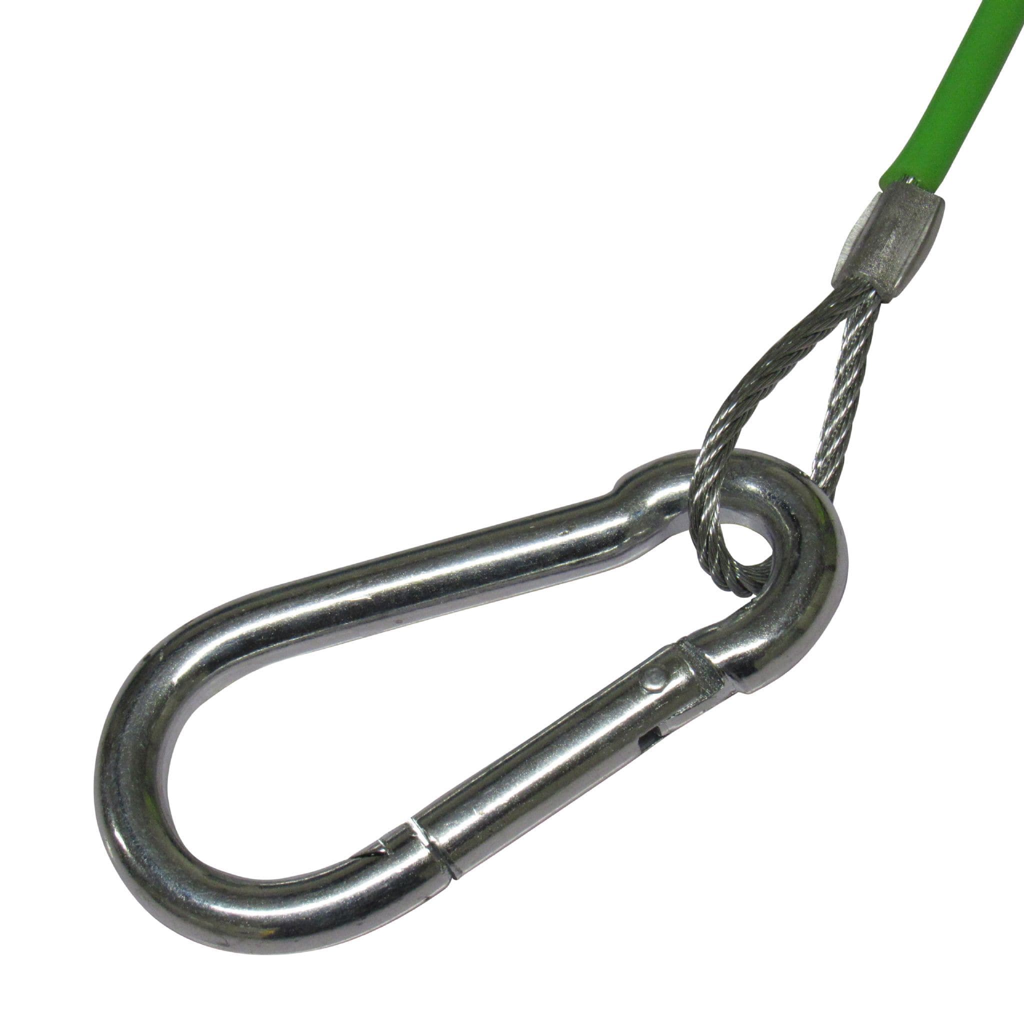 Green Hook and Ring Break Away Cable | SecureFix Direct