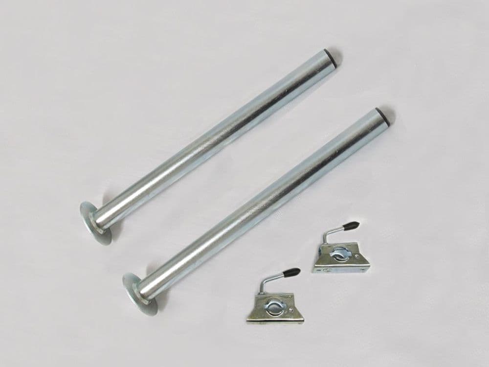 Trailer Prop Stand & Clamps 34MM 460MM | SecureFix Direct