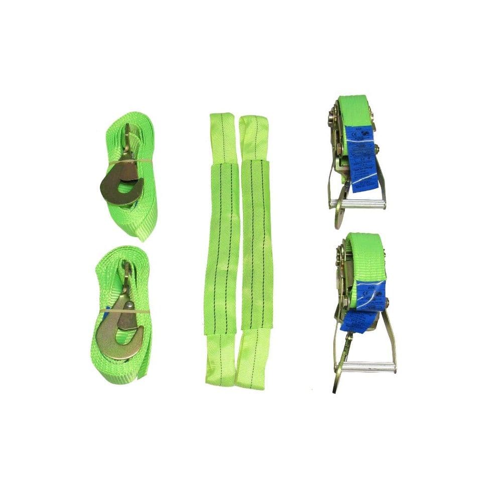 Car Recovery Straps with Twisted Hooks | SecureFix Direct