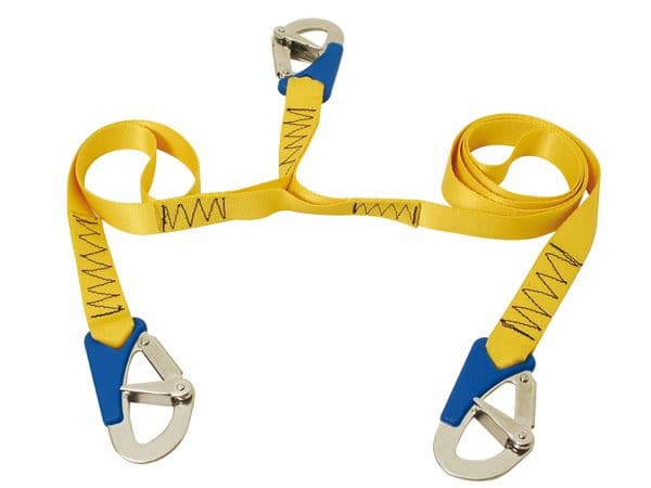 Triple 3 Hook Boat Safety Line - Deck / Boat / Harness / Cord ...