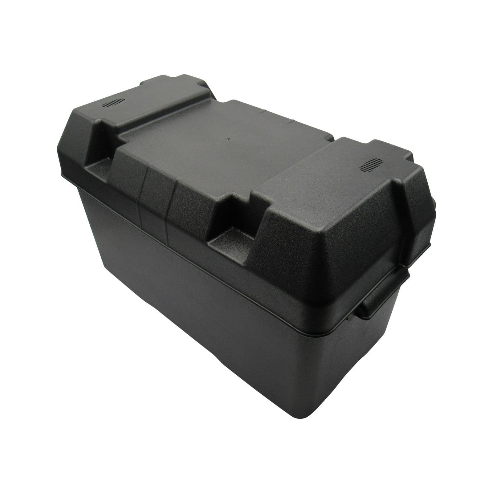 Large Leisure Battery Box & Black Straps | SecureFix Direct