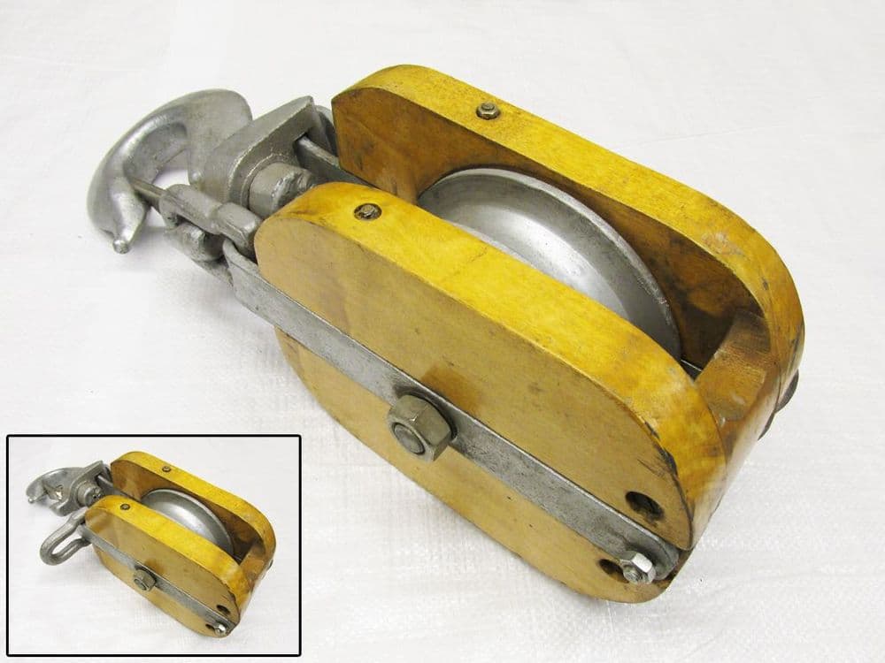 Varnished Sheave Blocks 3" to 12" | SecureFix Direct