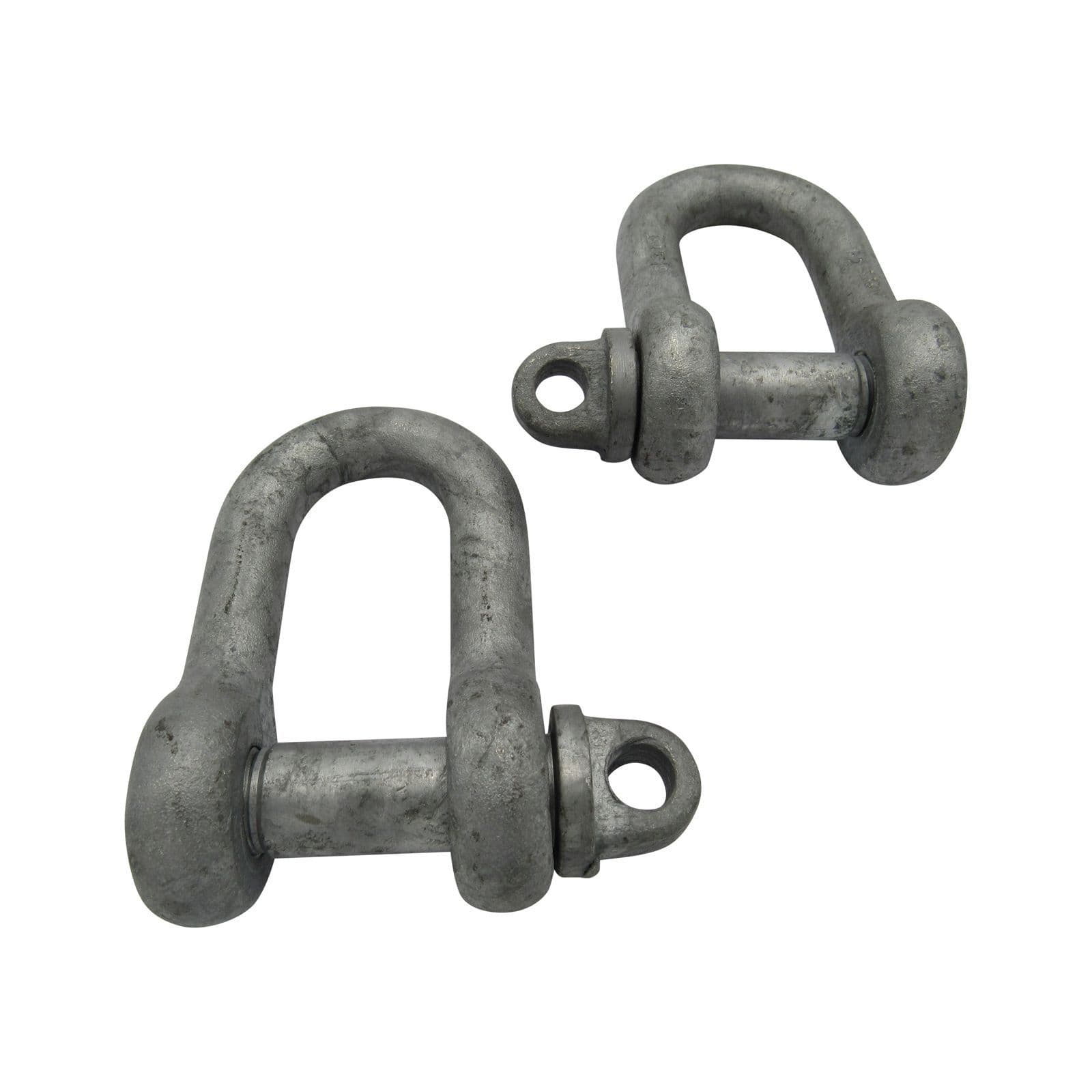 X2 0 3 Ton Galvanised Small Dee Shackle With Screw Pin - BS3032 300KG ...