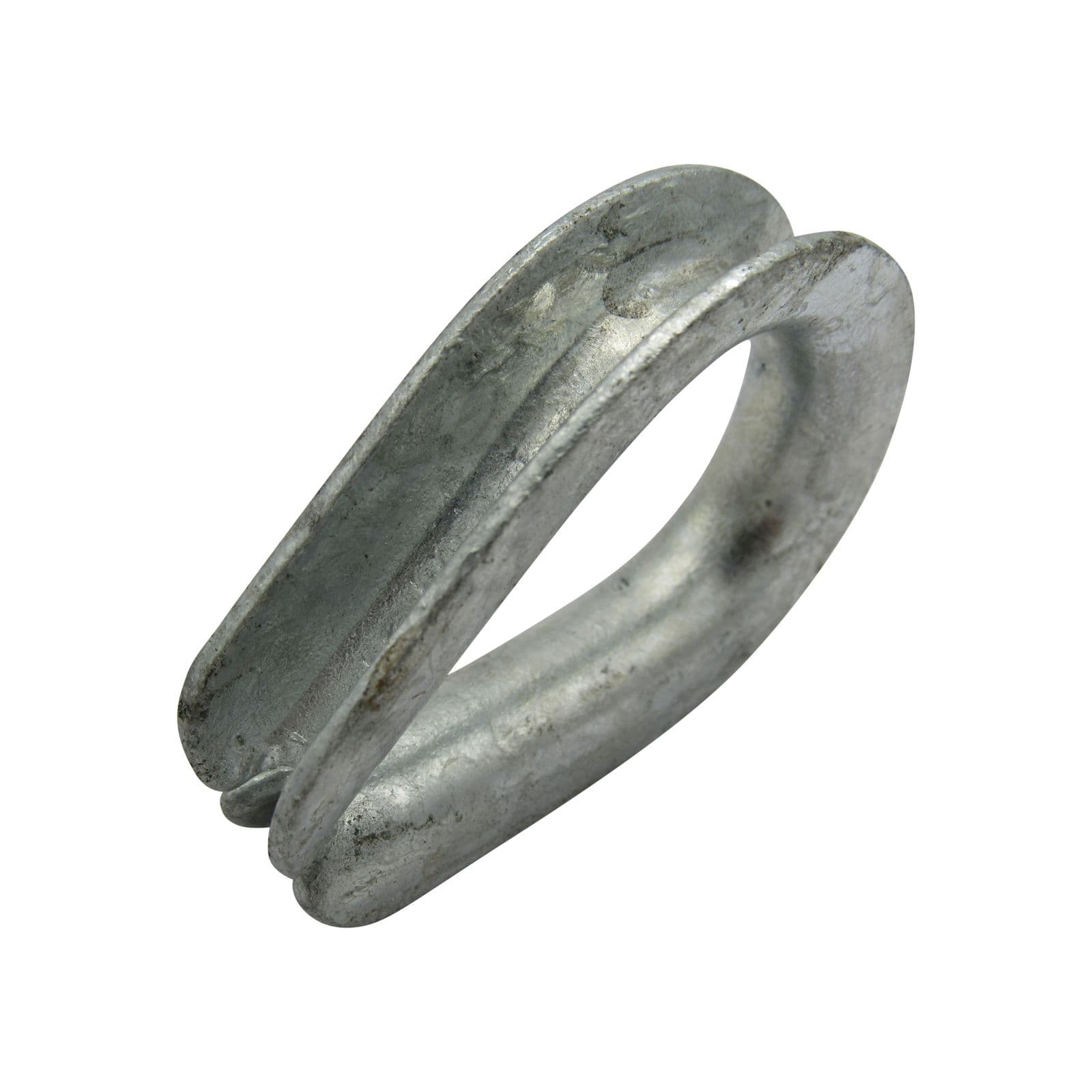 x2 1 1/8" US Fed Wire Rope Thimbles - 28MM FF-T276B Type 3 Galvanised