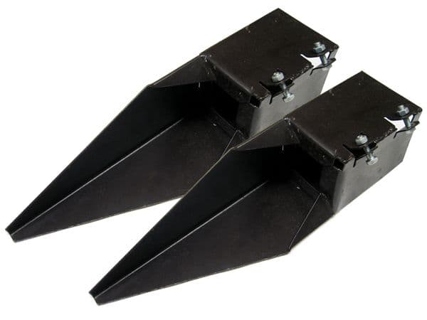 x2 3" Repair Spur Bolt Grip Fence Supports - 75MM Post Timber Holder ...