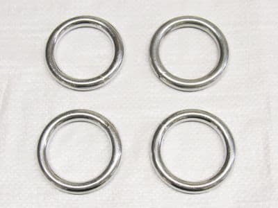 Round Rings Zinc Plated