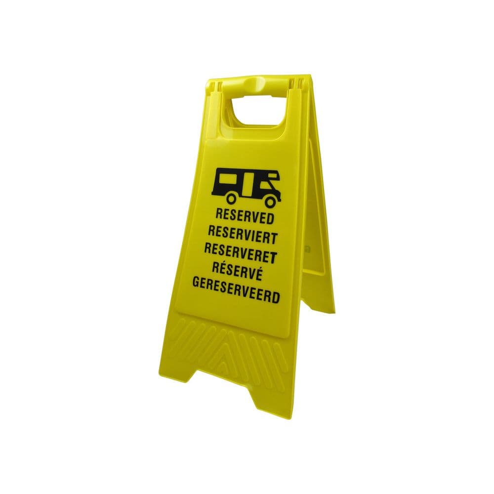 Motorhome Multi Language Reserve Sign | SecureFix Direct