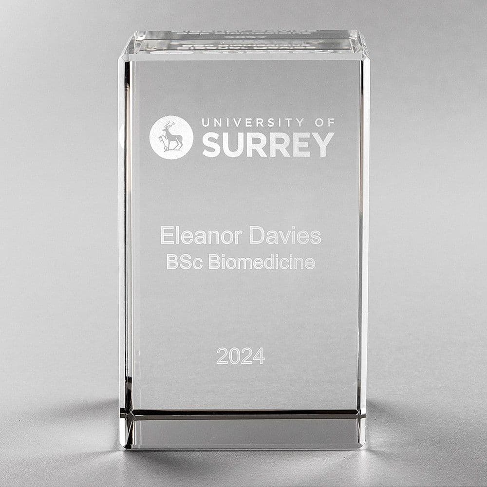 University of Surrey-Engraved Paperweight