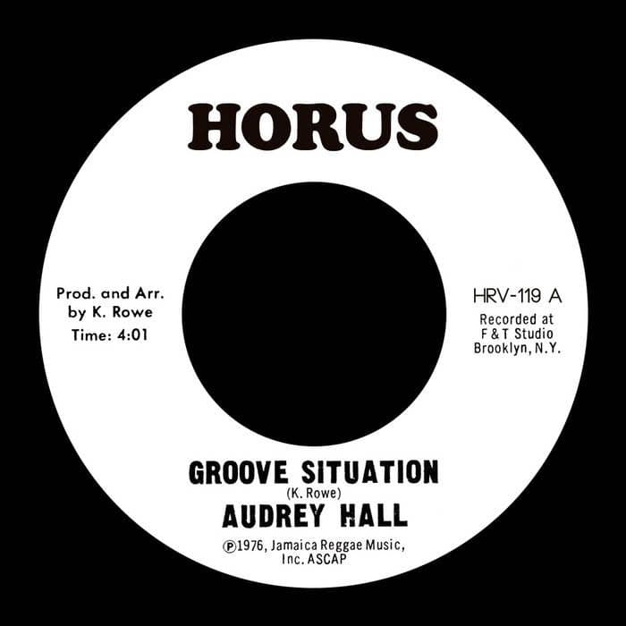 Audrey Hall - Groove Situation 7" Horus Records
