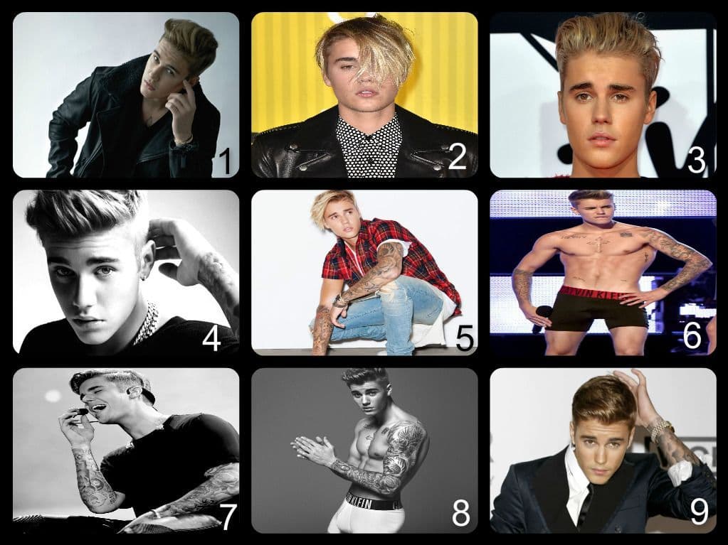 Justin Bieber Edible Cupcake Toppers