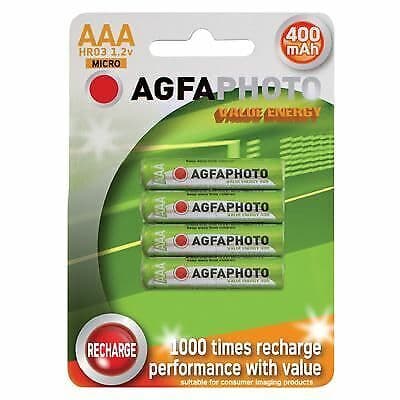 Agfaphoto AAA 400mAh Rechargeable