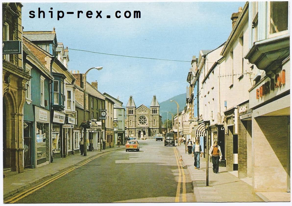 Abergavenny Frogmore Street - Dixon postcard