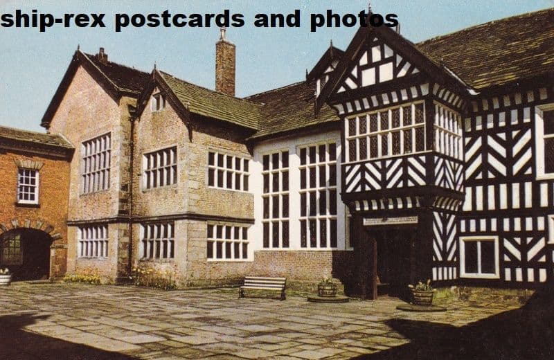 Adlington Hall Cheshire postcard