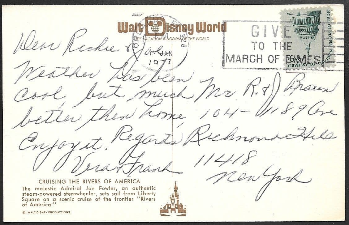 ADMIRAL JOE FOWLER Walt Disney World a2