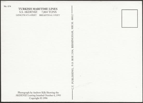 AKDENIZ Turkish Maritime Lines