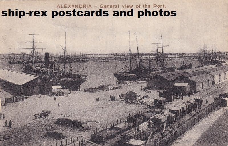 ALEXANDRIA Egypt the port