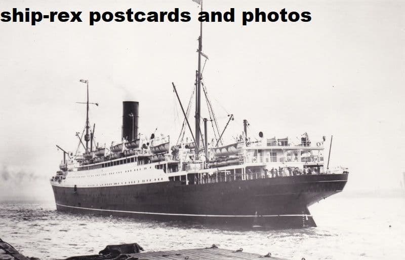 ANDANIA 1922a Cunard Line f