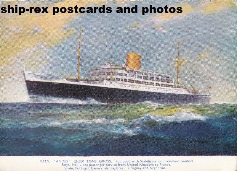 ANDES 1939a Royal Mail Lines b