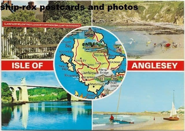 Anglesey multi-view postcard b